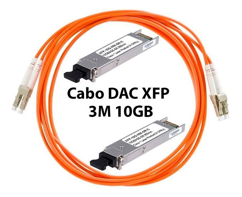 Cabo Dac Óptico Xfp 10gb 3 Metros Uplink - Aztech Hardware