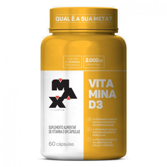 MAX VITAMINA D3 60 CAPSULAS - Lifecenter suplementos
