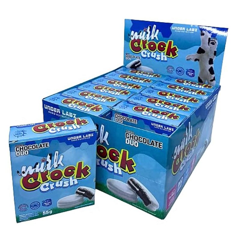 UNDER MILK CROCK CRUSH DISPLAY C/ 12 UNIDADES 55G - Lifecenter suplementos