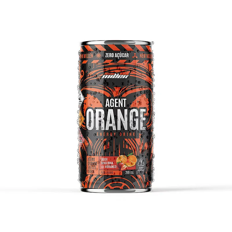 NM AGENT ORANGE ENERGY DRINK UNIDADE LATA269ML - Lifecenter suplementos