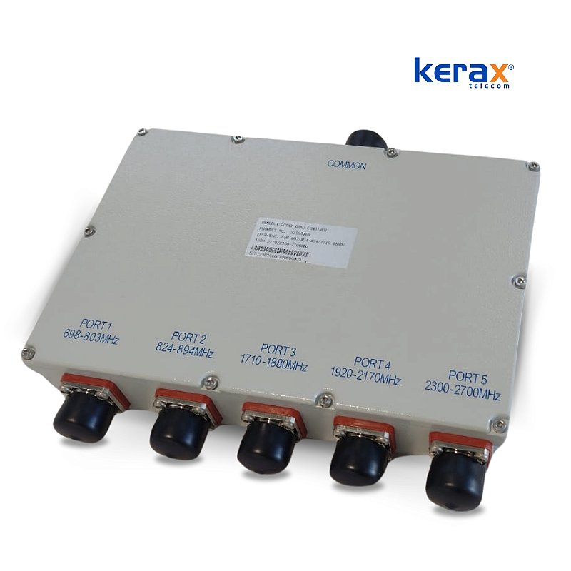 Maximize Eficiência: Combinador Pentaplexer 698-803 / 2300-2700 - Kerax ...