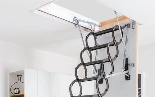 Escada pantográfica metalica- EXCLUSIVA - Merco comercial - Merco ...