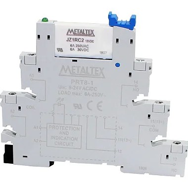 PRZ-1R-24 Rele Interface 1cv 24v p10609 Metaltex - Elétrica Ecotech ...