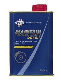 Fluído de Freio FUCHS MAINTAIN DOT 5.1 500 ml - MB 331.0 / VW TL 766-Y ...