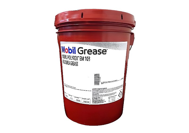 Graxa Mobil POLYREX EM 103 NLGI-3 16 Kg - Rolamento motor elétrico ...