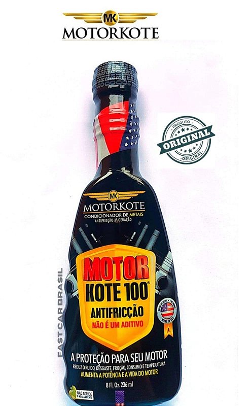 MOTORKOTE 100 Antifricção 3a Geração Condicionador de Metais 236 ml ...