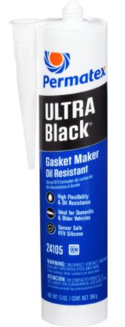 Permatex ULTRA BLACK 368g Silicone Preto de juntas para alta temperatu ...