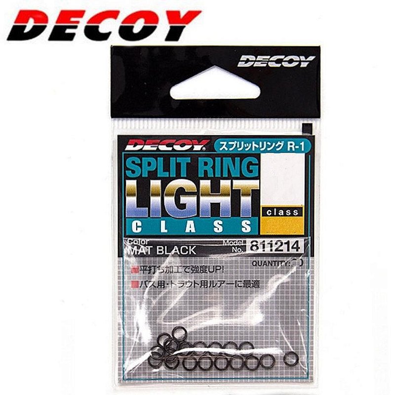 SPLIT RING DECOY R-1 LIGHT CLASS 20UNI - PPJ Pesca - Tudo Para Sua Pesca