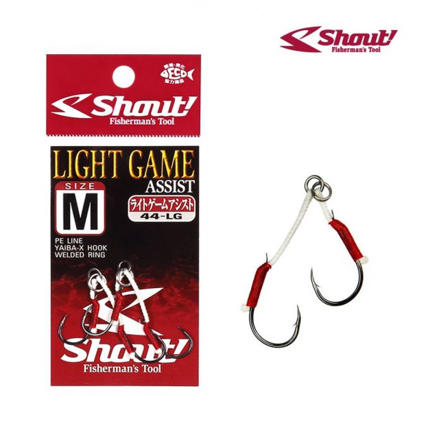 ANZOL SHOUT ASSIST HOOK LIGHT GAME 44LG - PPJ Pesca - Tudo Para Sua Pesca