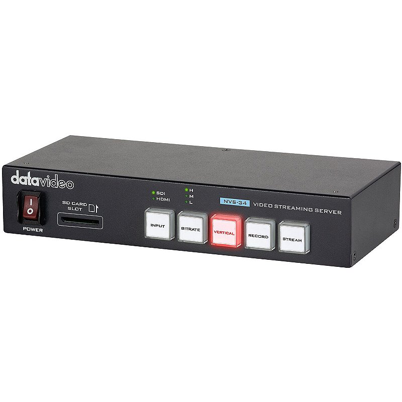Datavideo NVS-34 H.264 Dual Streaming Encoder - Broadmedia