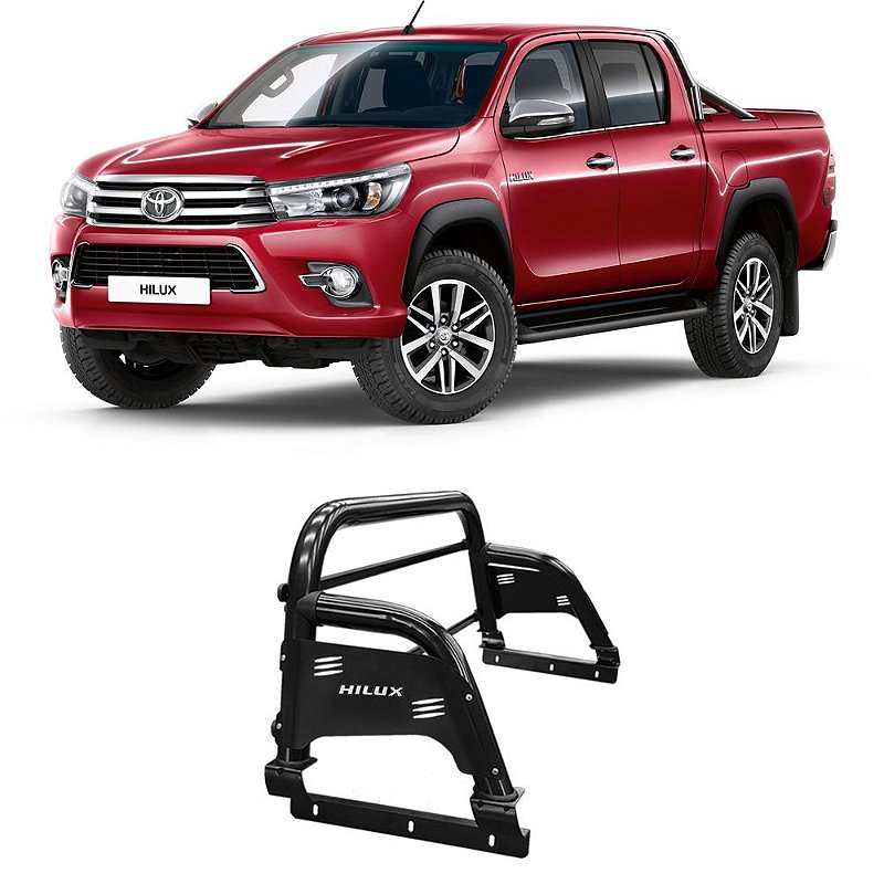 Santo Antonio Hilux 2016 em Diante H3 Preto - Just Parts Distribuidora
