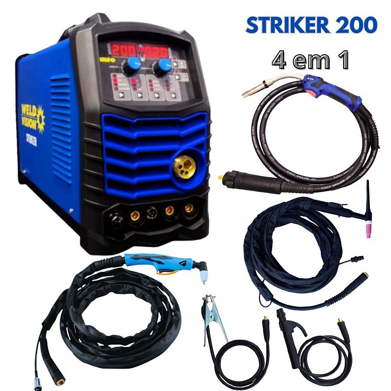 Inversora STRIKER 4 em 1 Weld Vision - Chico Soldas | Loja de Maquinas ...