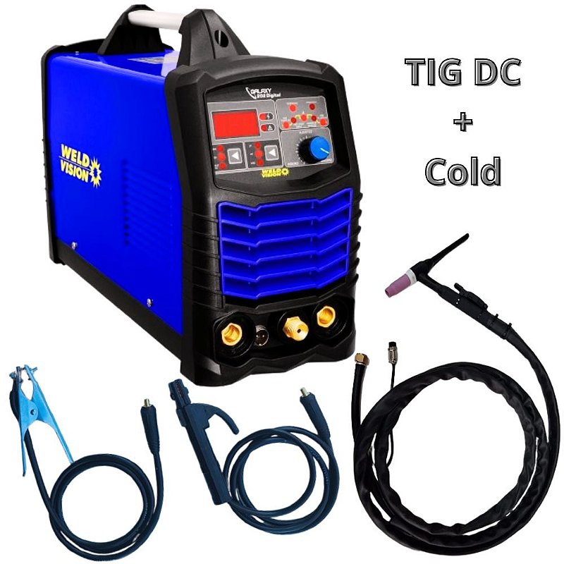 TIG DC / Cold Galaxy 202 Weld Vison - Chico Soldas | Loja de Maquinas e Equipamentos de Solda