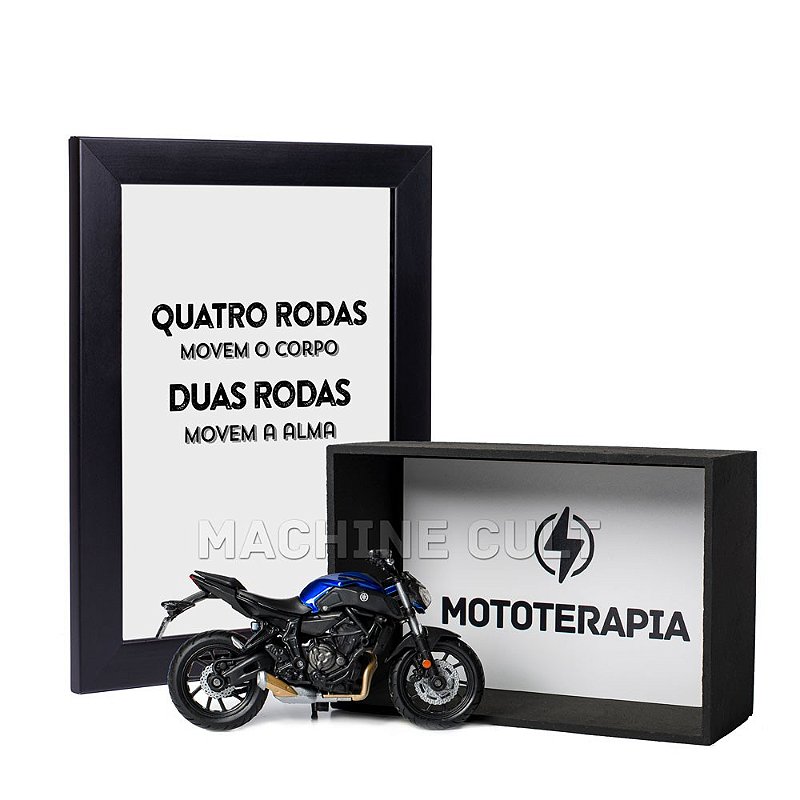 Miniatura Yamaha MT-07 Kit Motociclista - Machine Cult | Miniaturas de ...