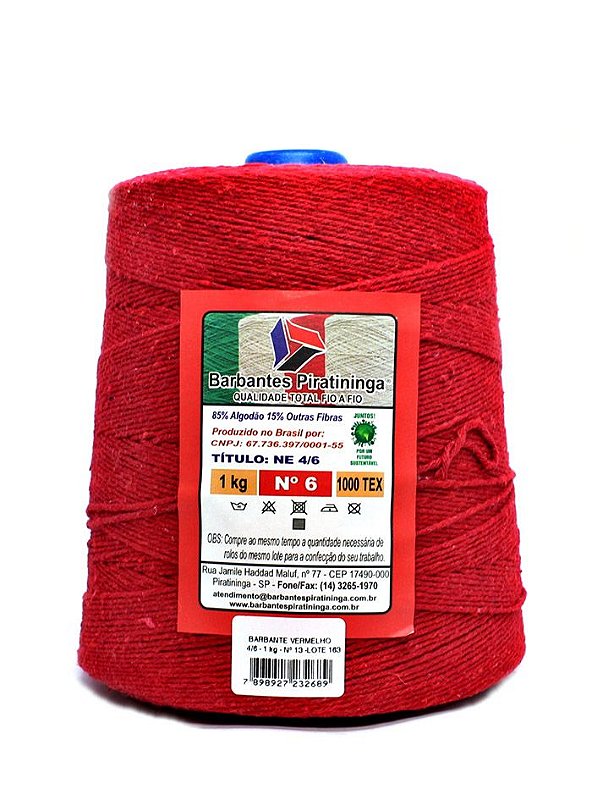 Barbante 1Kg - Carmenn barbantes e fios - Carmenn Barbantes e Fios