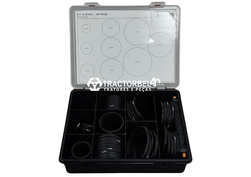 KIT DE SELO DO ANEL RETENTOR DE USO GERAL - 2701535 - TRACTORBEL TRATORES