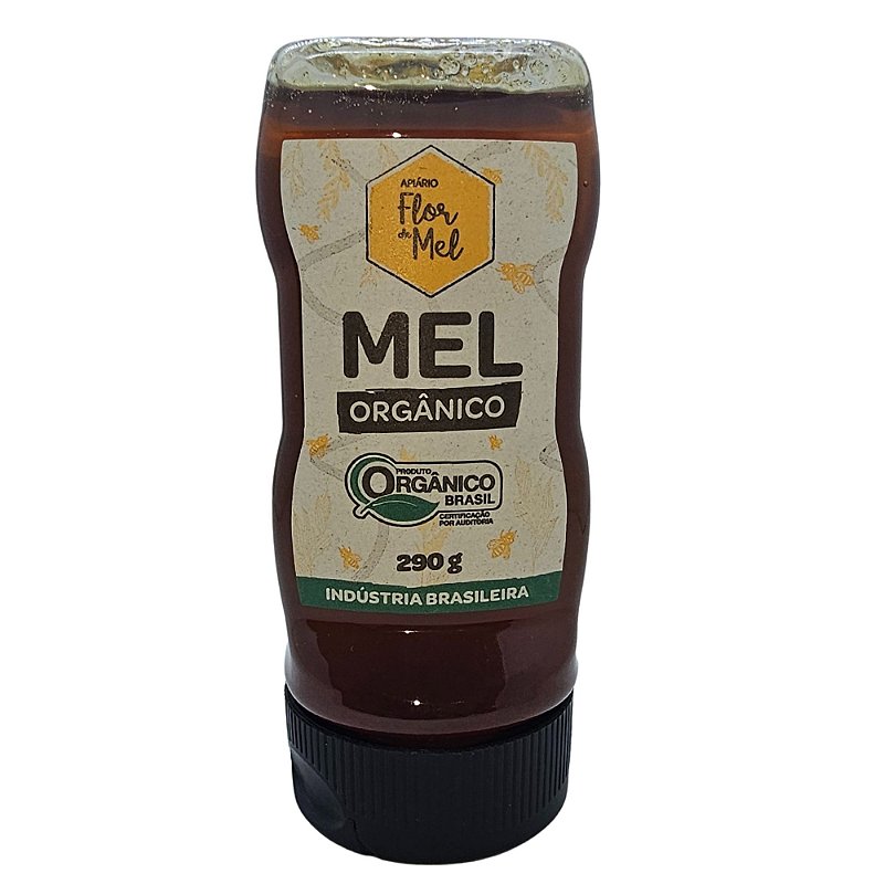 Mel Orgânico 290g (Puro) Sem Glúten Premium Apiário Flor de Mel - Uai ...