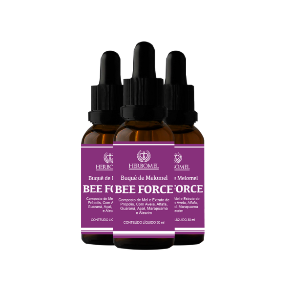Kit 3 Fitofloral Melomel Bee Force Equilibrium 30mL HerboMel Natural ...