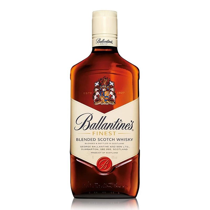 Whisky Ballantine's Finest 8 Anos - 1L - Bebidas BH Delivery ...