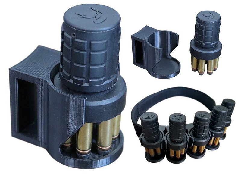 Porta Jet Loader IPSC / NRA - 8 Tiros - 3D Shoot