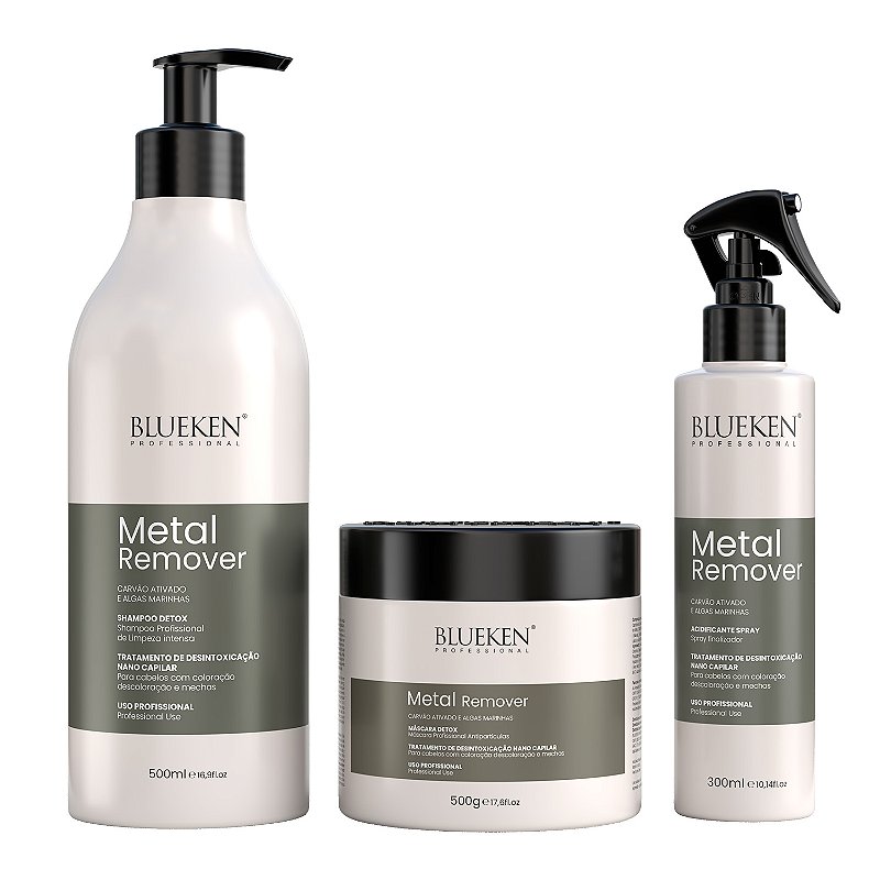 Kit Metal Remover - Removedor de Metais Pesados Blueken - Blueken Oficial