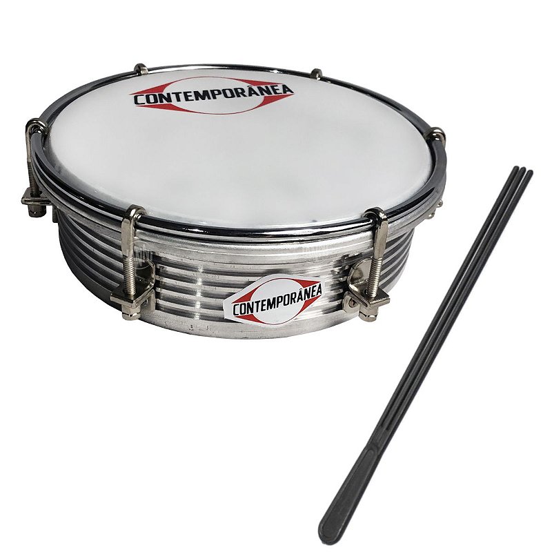 Tamborim Contemporânea De Alumínio Frisado 4,8cm 429c - IanniStore