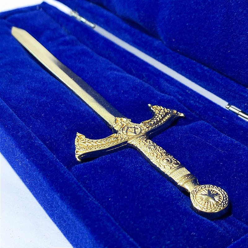 Mini Espada Reta - Com Caixa Azul - Horus Alfaia - Produtos e ...