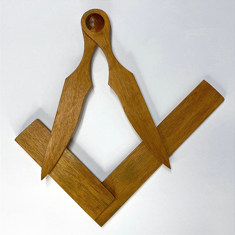 ESQUADRO E COMPASSO DE MADEIRA - Horus Alfaia - Produtos e Paramentos ...