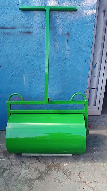 Rolo compactador manual com rolamentos - https://www.wkesportes.com.br