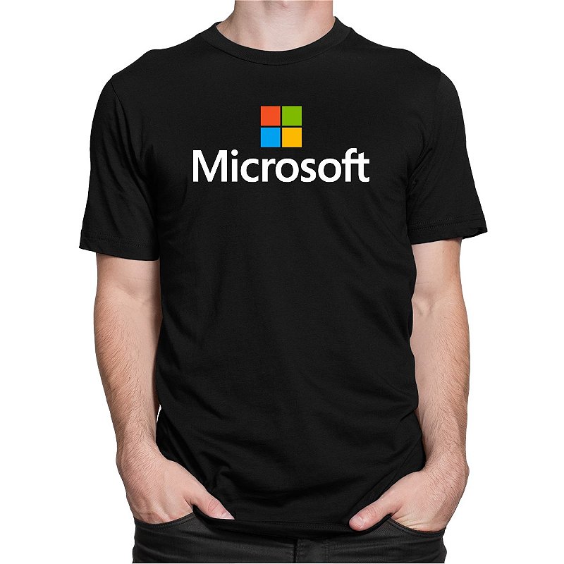 Camiseta Camisa Microsoft - Dking Creative