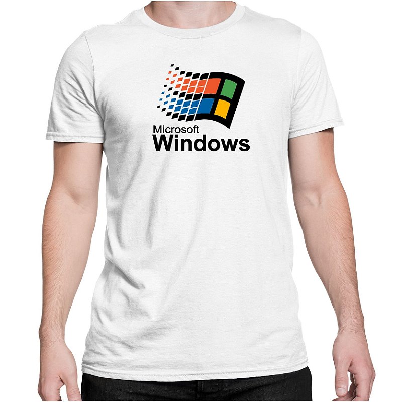Camiseta Windows 95 Programação T.i. - Dking Creative
