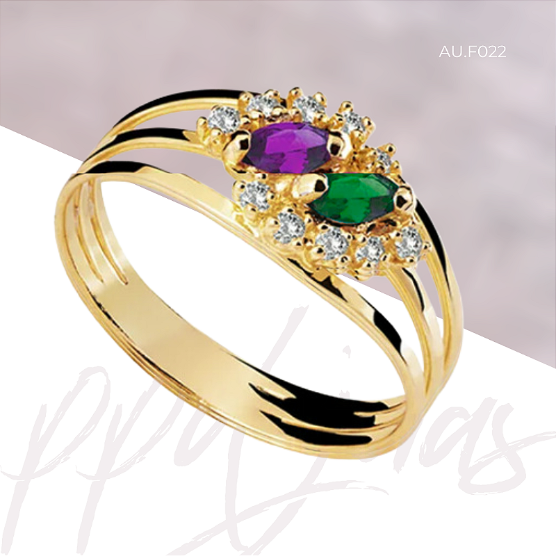 Anel de Formatura (AU.F022) Ouro 18k - PPD Joias - Loja de Joias de ...