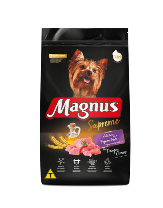 Magnus Supreme Cães Adultos Raças Pequenas Frango 1kg - DogLivery ...