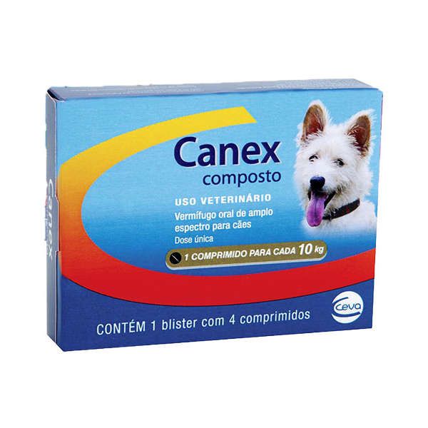 Canex Composto (10kg) c/ 4 comprimidos - DogLivery - Comercio de ...