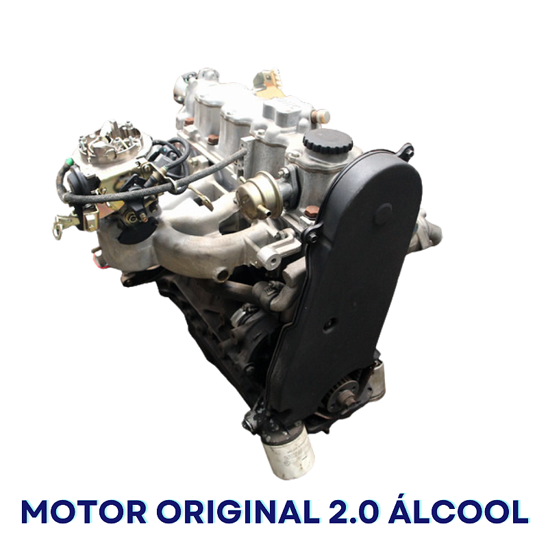 MOTOR GM 2.0 ÁLCOOL CARBURADO COMPLETO MONZA IPANEMA KADETT - JS SANTORO