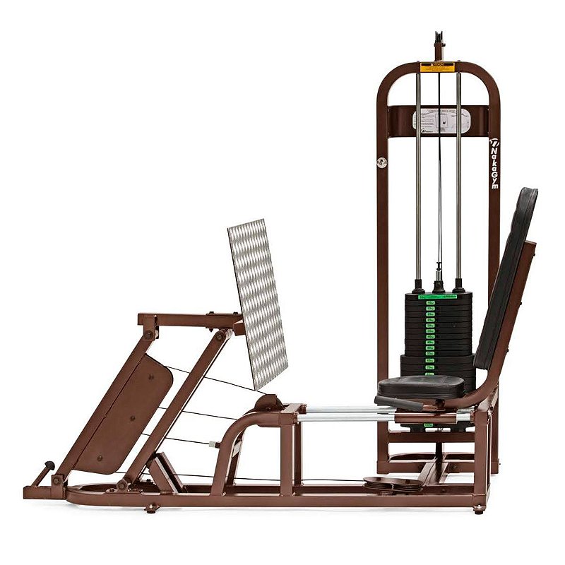 Leg Press Horizontal Sentado - Nakagym - Líderes em Biomecânica