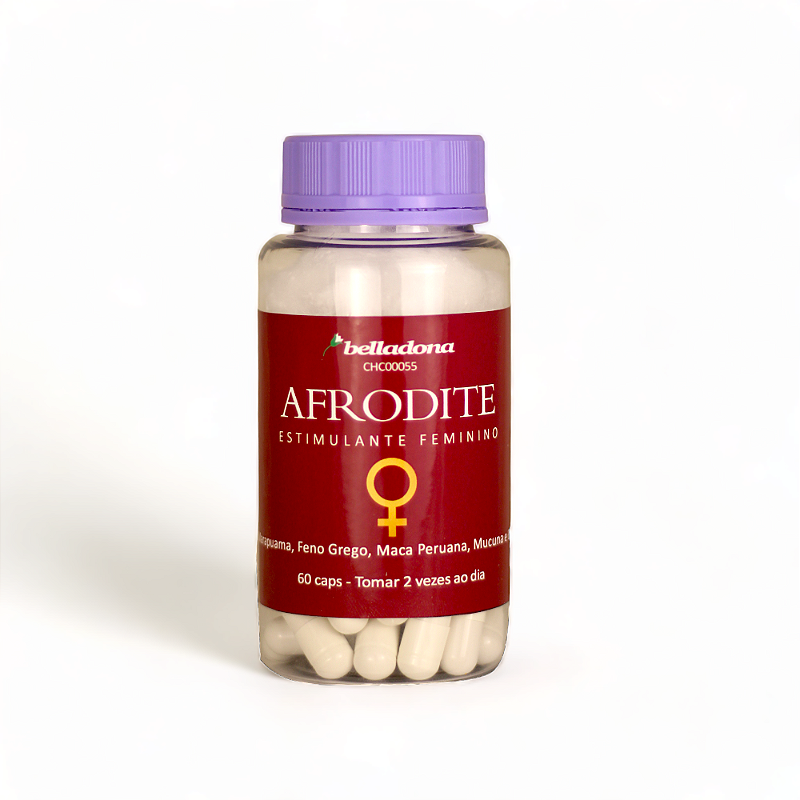 Estimulante Feminino Afrodisíaco Afrodite | 60 cps. - Farmácia ...