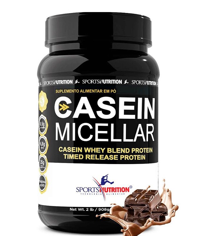 Suplemento de Caseína Micellar - Sabor Chocolate 908g | Sports ...