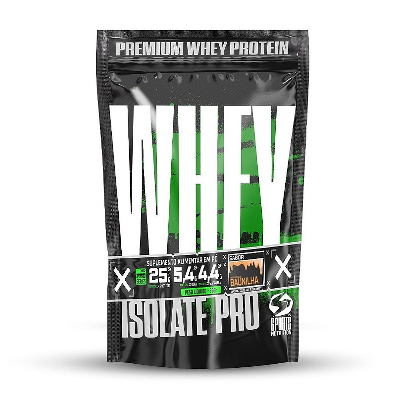 Whey Isolate Pró - Sabor Leite em pó Premium 908g - Sports Nutrition ...