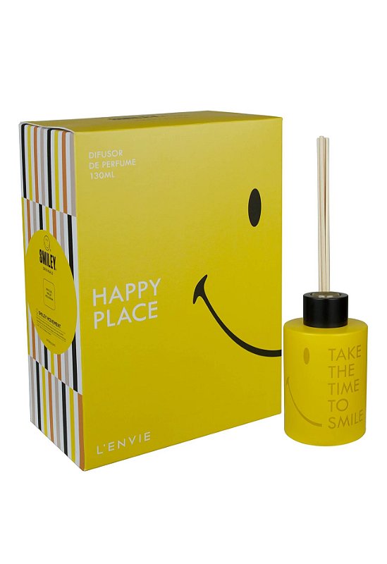 DIFUSOR DE PERFUME SMILEY HAPPY PLACE - 130ML LENVIE - Raffaello ...