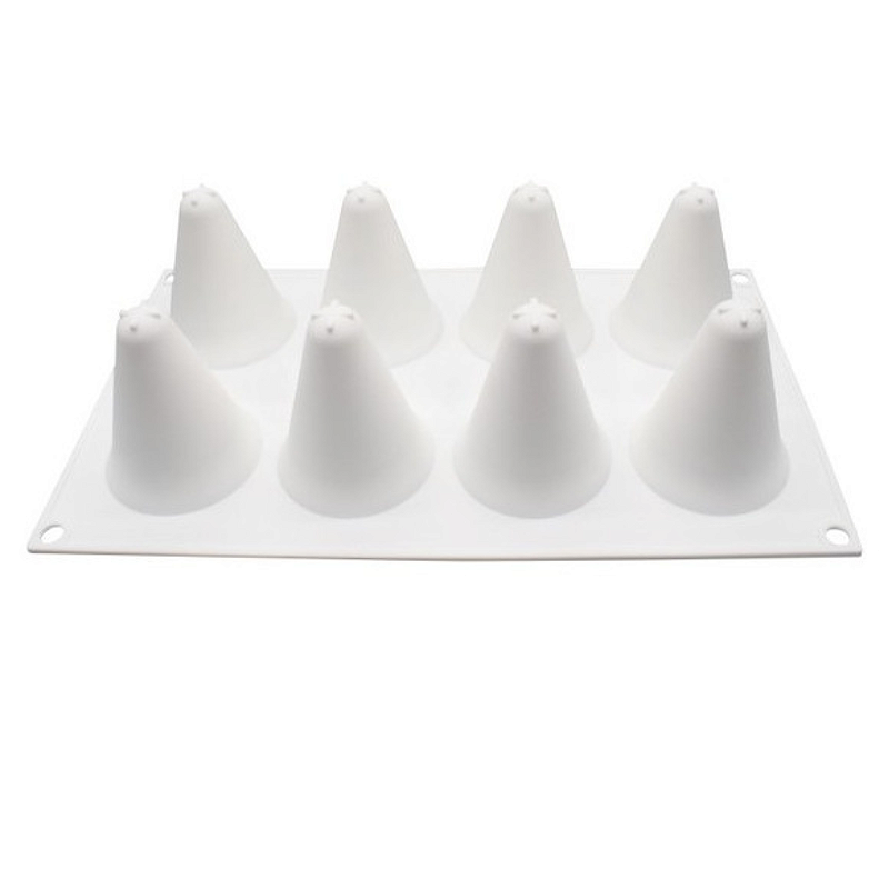 Molde de silicone cone arvore natal 08 cavidades - Loja do Silicone
