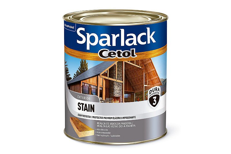 Verniz Cetol Stain Sparlack Natural Acetinado 900ml em Oferta na Obra ...