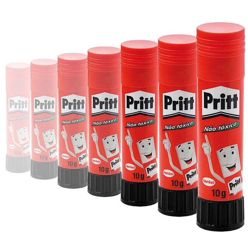 Cola Bastão Pritt 10g Henkel Bandeja com 10 Unidades em Oferta na Obra ...