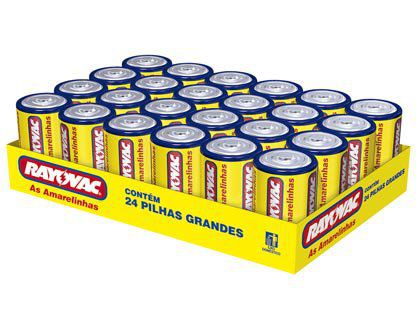 Pilhas Rayovac Grande Tamanho D Embalagem 12 Unidades em Oferta na Obra ...