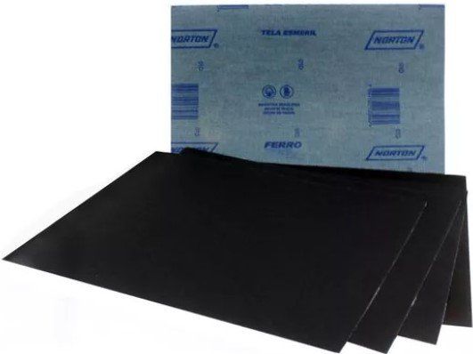 Lixa para Metal Grão 150 Norton T246 Pacote com 25 Folhas em Oferta na ...