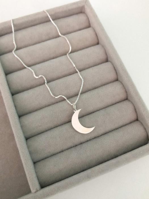 Colar Lua - Prata 925 - Cor de Marte