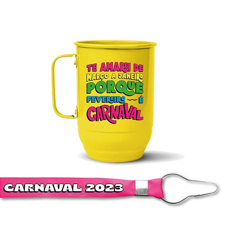 Caneca de Alumínio 600ml Personalizada para o Carnaval - Magicopos ... Caneca de Alumínio 600ml Personalizada para o Carnaval - Magicopos ...