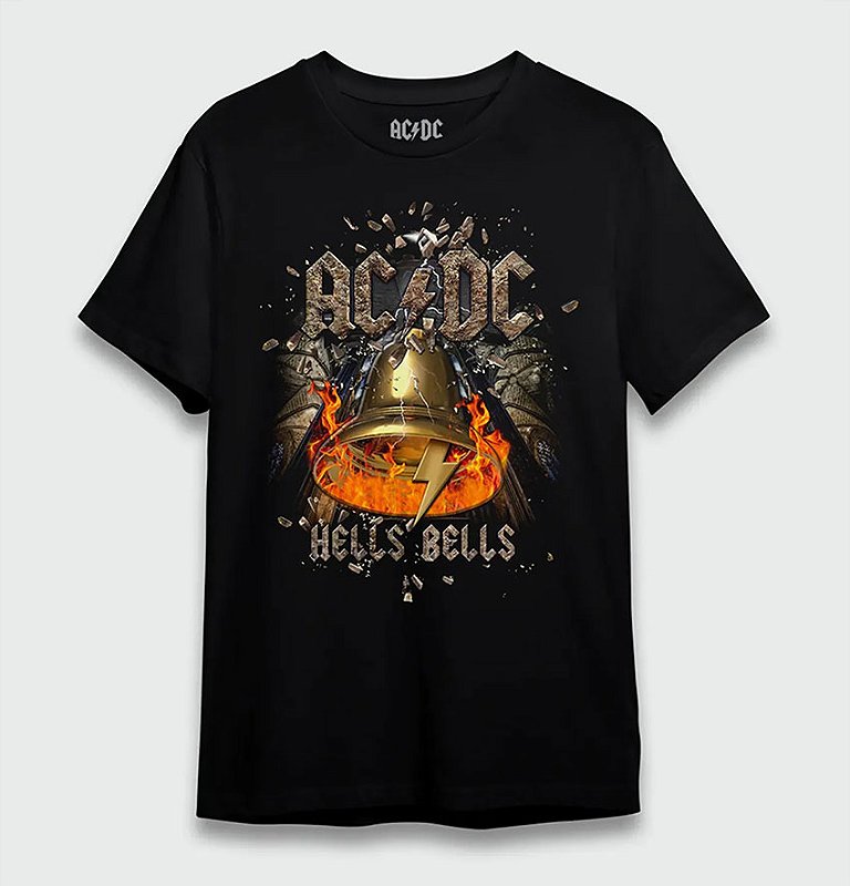 Camiseta Oficial - AC/DC - Hells Bells - Oficina Rock