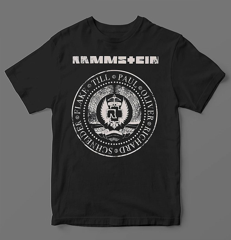 Camiseta - Rammstein - Logo - Oficina Rock