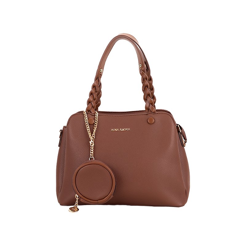 BOLSA TRANSVERSAL ROSA AMORA IDEAL PARA PASSEIOS - www.vsbshop.com.br